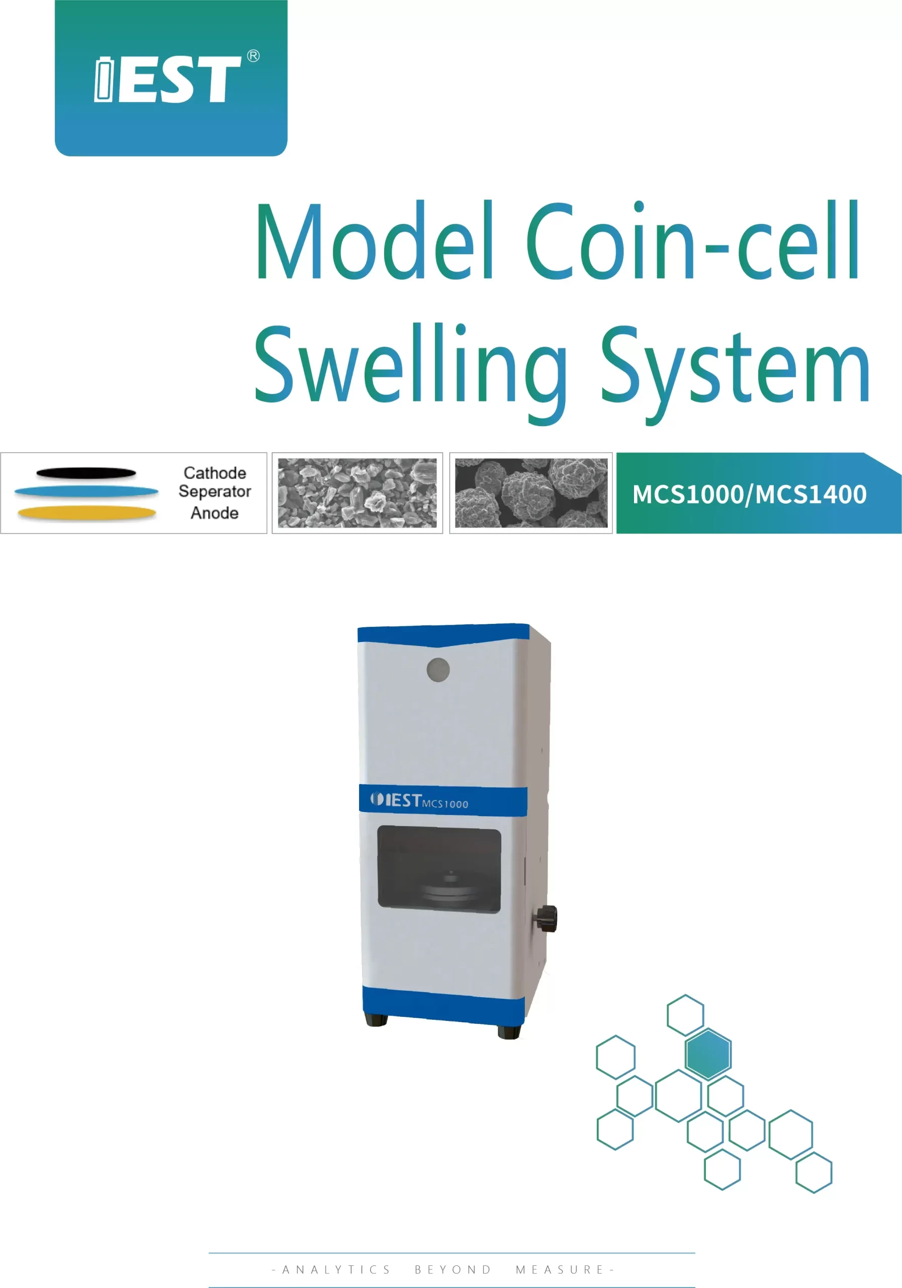 IEST In-Situ Swelling Testing Model Coin-Cell Measurement System